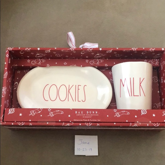 Rae Dunn | Holiday | Rae Dunn Melamine Milk Cookies | Poshmark